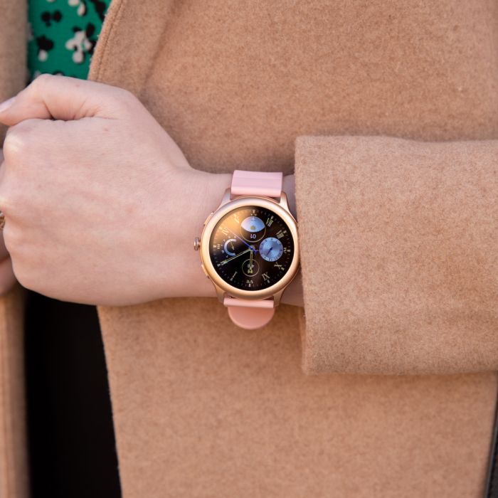 Active Pro Call+ Connect Smart Watch Box Set with 3 Band Options Rose